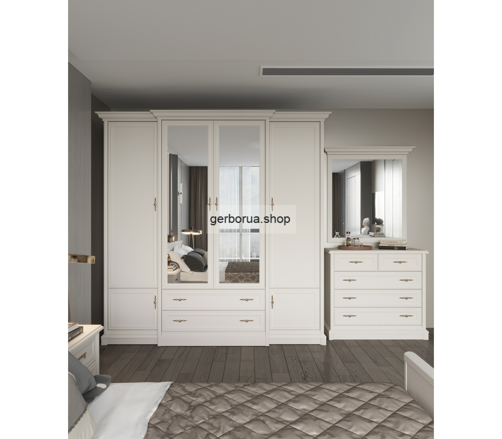 Шафа Соната нью 4D2S Кашемір Гербор (Gerbor) Україна Купить напрямую с фабрики